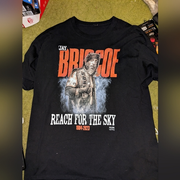 ROH | Shirts | Ring Of Honor Jay Briacoe Tribute Shirt | Poshmark